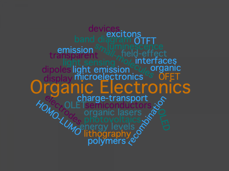 Organic Electronics – at Aalto University